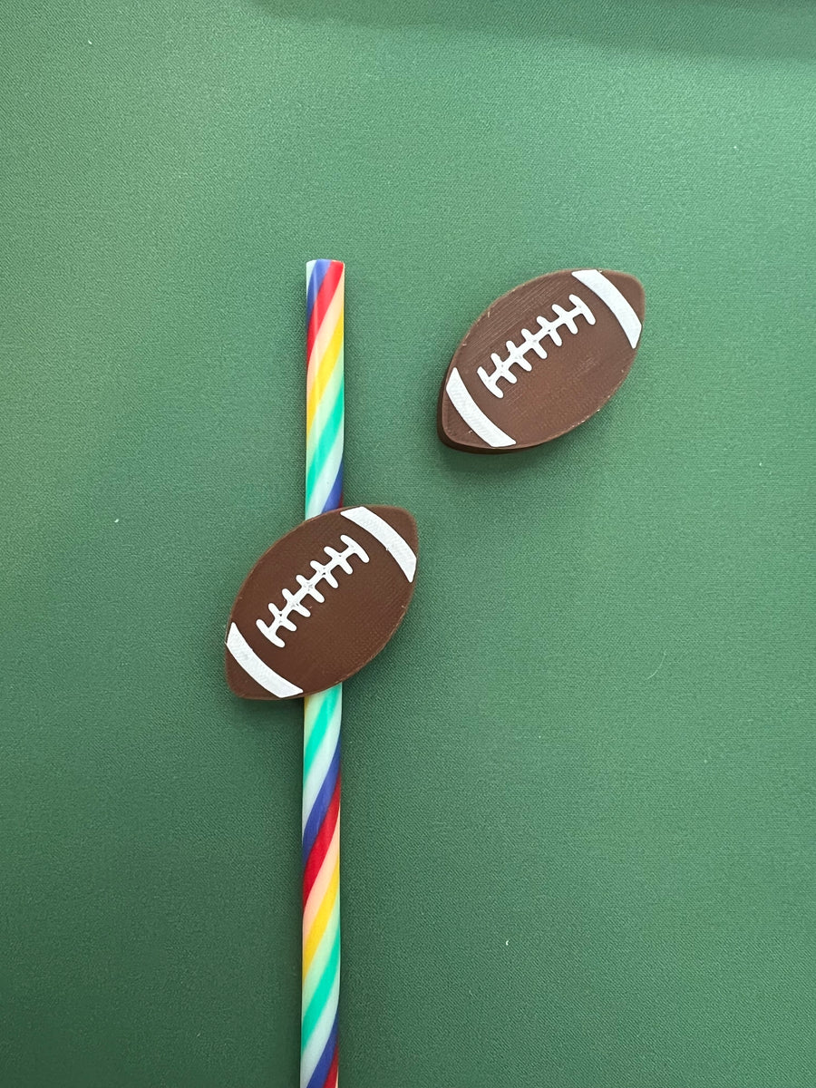Football Straw Topper – The Ameys Make Everything