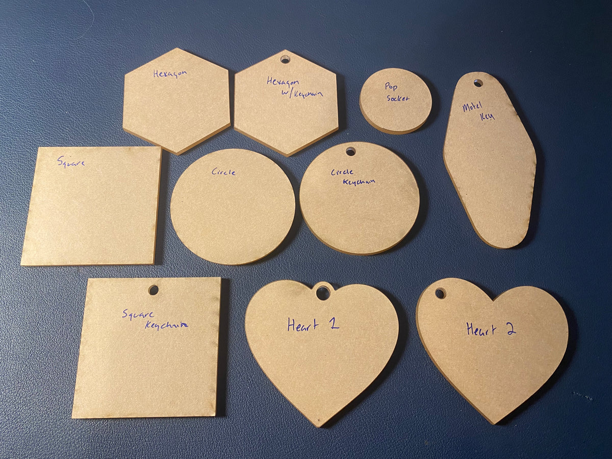 Acrylic Blanks (All Shapes) – The Ameys Make Everything, LLC